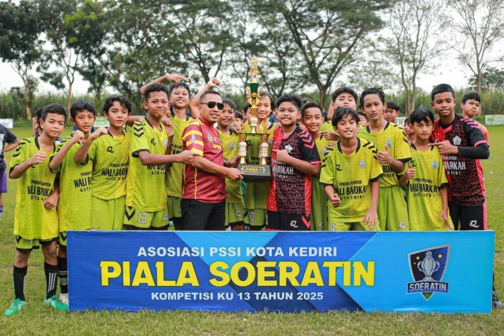 Putra Utama Wali Barokah Juara Piala Soeratin U-13, Wakili Kota Kediri ...